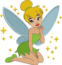 Tinkerbell Embroidery Design | EmbroideryDesigns.com