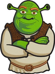 Shrek Embroidery Design | EmbroideryDesigns.com