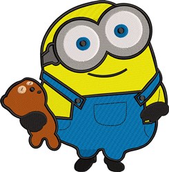 Minion Embroidery Design | EmbroideryDesigns.com