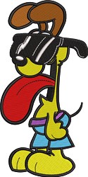 Odie Embroidery Design | EmbroideryDesigns.com