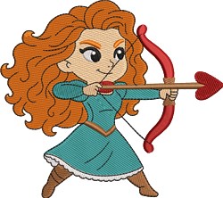 Merida Embroidery Design | EmbroideryDesigns.com