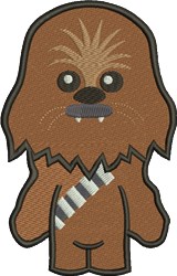 Chewbacca Embroidery Design | EmbroideryDesigns.com