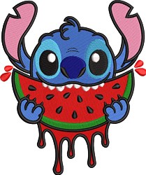 Watermelon Stitch' Embroidery Design | EmbroideryDesigns.com