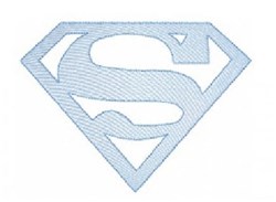 Superman Logo Embroidery Design | EmbroideryDesigns.com