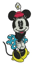 Minnie Mouse Embroidery Design | EmbroideryDesigns.com