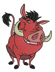 Pumba Embroidery Design | EmbroideryDesigns.com