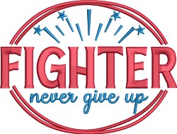 Fighter Embroidery Design | EmbroideryDesigns.com