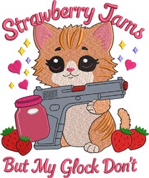 Strayberry Jams Embroidery Design | EmbroideryDesigns.com