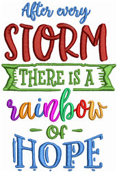 After Every Storm Embroidery Design | EmbroideryDesigns.com