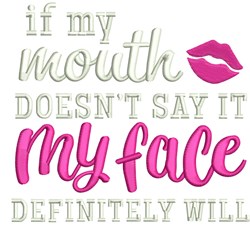 My Face Embroidery Design | EmbroideryDesigns.com