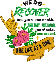 Recovery Vibes Embroidery Design | EmbroideryDesigns.com
