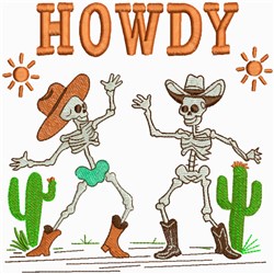 Howdy Embroidery Design | EmbroideryDesigns.com
