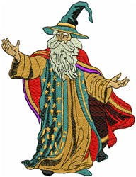Wizard Embroidery Design | EmbroideryDesigns.com