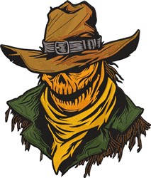 Halloween Bandit Embroidery Design | EmbroideryDesigns.com