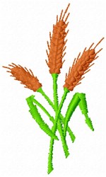 Wheat Embroidery Design | EmbroideryDesigns.com