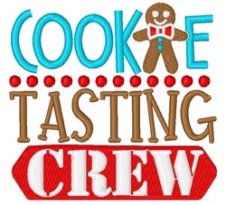 Cookie Tasting Crew Embroidery Design | EmbroideryDesigns.com