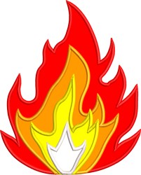 Applique Fire Embroidery Design | EmbroideryDesigns.com