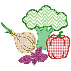 Vegetables Embroidery Design | EmbroideryDesigns.com