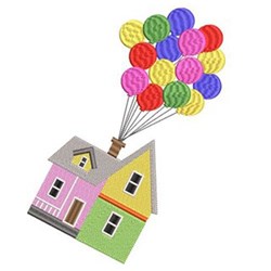 Up House Embroidery Design | EmbroideryDesigns.com