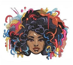 Abstract Woman Embroidery Design | EmbroideryDesigns.com