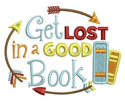 A Good Book Applique Embroidery Design | EmbroideryDesigns.com