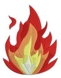 Flames Embroidery Design | EmbroideryDesigns.com