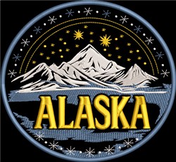 Alaska Embroidery Design | EmbroideryDesigns.com