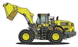 Front End Loader Embroidery Design | EmbroideryDesigns.com