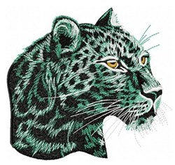 Cheetah Head Embroidery Design | EmbroideryDesigns.com