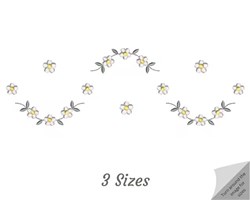 Floral Border Embroidery Design | EmbroideryDesigns.com