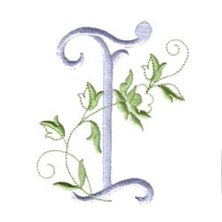 Rose Script I Embroidery Design | EmbroideryDesigns.com