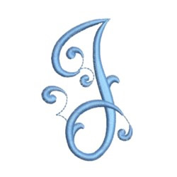 Splendor Blue J2 Embroidery Design | EmbroideryDesigns.com