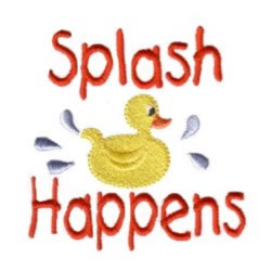 Splash Happens Embroidery Design | EmbroideryDesigns.com