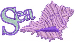 Sea Shell Embroidery Design | EmbroideryDesigns.com