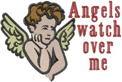 Free Angels Watch Embroidery Design | EmbroideryDesigns.com