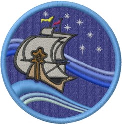 The Mayflower Embroidery Design | EmbroideryDesigns.com