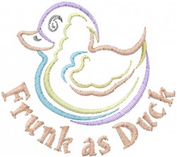 Free Rubber Duck Embroidery Design | EmbroideryDesigns.com