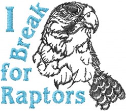 Free Break for Raptors Embroidery Design | EmbroideryDesigns.com