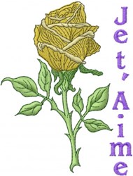 Jetaime Embroidery Design | EmbroideryDesigns.com