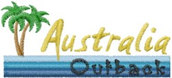 Australia Outback Embroidery Design | EmbroideryDesigns.com