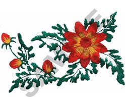 FLORAL MOTIF Embroidery Design | EmbroideryDesigns.com