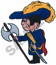 MUSKETEER Embroidery Design | EmbroideryDesigns.com