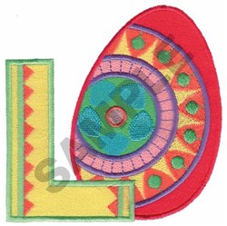 EASTER EGG L Embroidery Design | EmbroideryDesigns.com