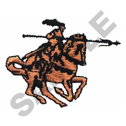 JOUSTING KNIGHT Embroidery Design | EmbroideryDesigns.com