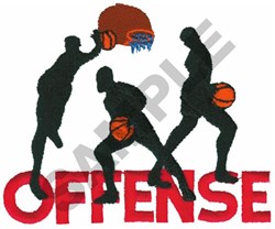 OFFENSE Embroidery Design | EmbroideryDesigns.com