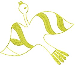 Flying Bird Embroidery Design | EmbroideryDesigns.com