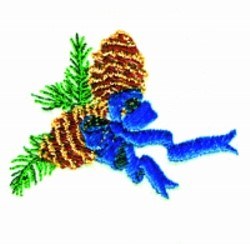 Pine Cones Embroidery Design | EmbroideryDesigns.com