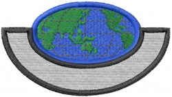 World Sphere Embroidery Design | EmbroideryDesigns.com