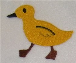 Yellow Ducky Embroidery Design | EmbroideryDesigns.com