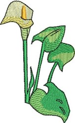 Lily Embroidery Design | EmbroideryDesigns.com